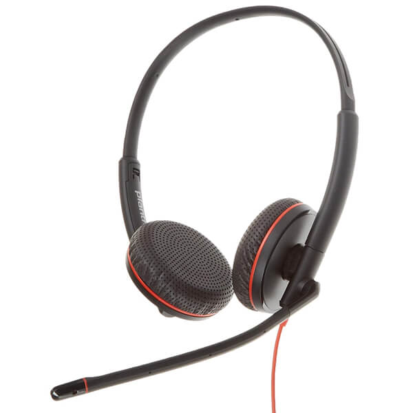 Plantronics Blackwire C3225 USB-C PC & 3.5mm Headset | Blackwire 209751 ...